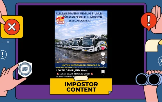 Hoaks: Tautan Pendaftaran Lowongan Perum DAMRI - RRI.co.id