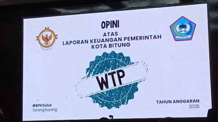 Moment WTP untuk Pemkot Bitung - RRI.co.id