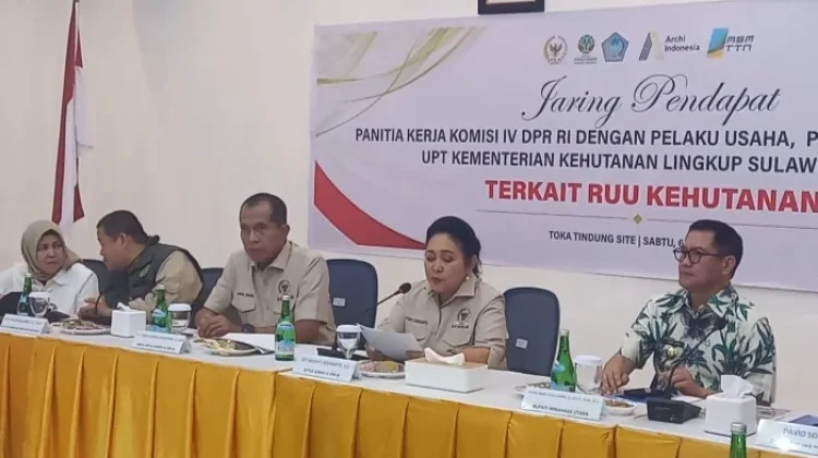 Jaring Pendapat Komisi 4 DPR RI Terkait Revisi RUU Kehutanan di Minut ...