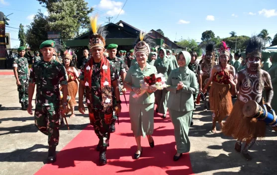 Pangdam XXIV/MT Frits Pelamonia Kunker ke Kodim 1707/Merauke - RRI.co.id