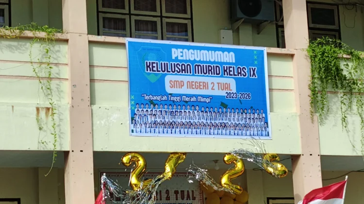 Sekolah Umumkan kelulusan 175 Siswa SMP Negeri 2 Kota Tual - RRI.co.id