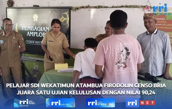 Pelajar SDI Wekatimun Atambua Censo Bria Juara Satu Ujian Kelulusan SD ...