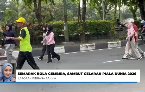 Bola Gembira Meriahkan CFD Banjarmasin Sambut Piala Dunia 2026 - RRI.co.id