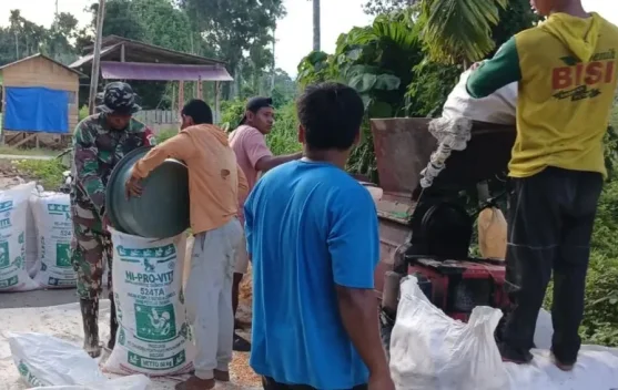 Mesin Perontok dan Kolaborasi TNI Percepat Distribusi Jagung di ...