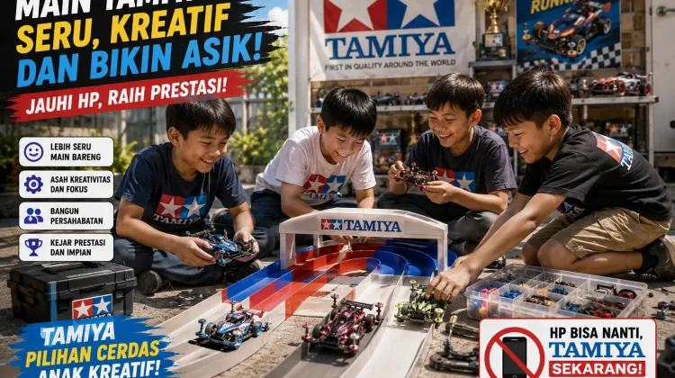 Main Tamiya Kurangi Kecanduan Handphone Anak - RRI.co.id