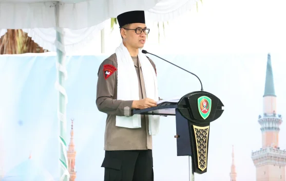 Kapolda Maluku Jadi Khatib Sholat Idul Fitri 1447 Hijriah di Ambon ...
