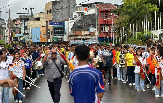Euforia Piala Dunia 2026 Warnai Color Fun Walk di Ambon - RRI.co.id