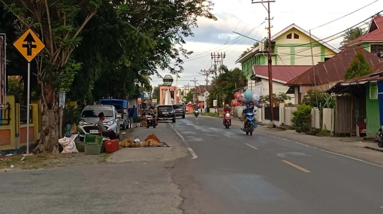 Pedagang Buah Tepi Jalan Ampana Picu Kekhawatiran Lalu Lintas - RRI.co.id