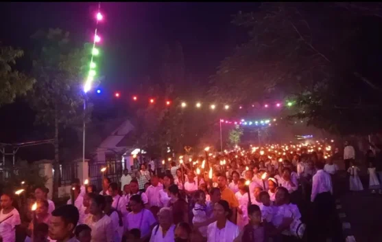 Pengamanan Pawai Obor Paskah 2026 di Alor Berlangsung Tertib - RRI.co.id