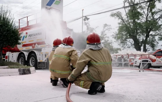 Pertamina Simulasi Penanggulangan Keadaan Darurat SPBU di Aceh Besar ...