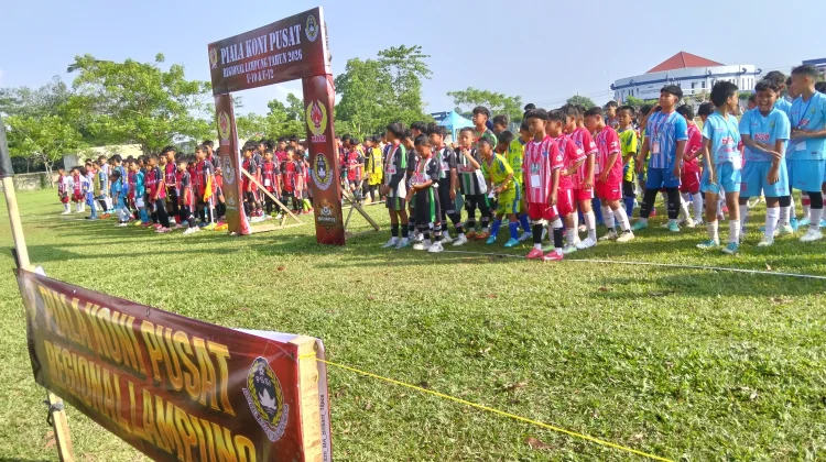 Piala KONI Pusat Regional Lampung 2026 Diikuti 25 SSB - RRI.co.id