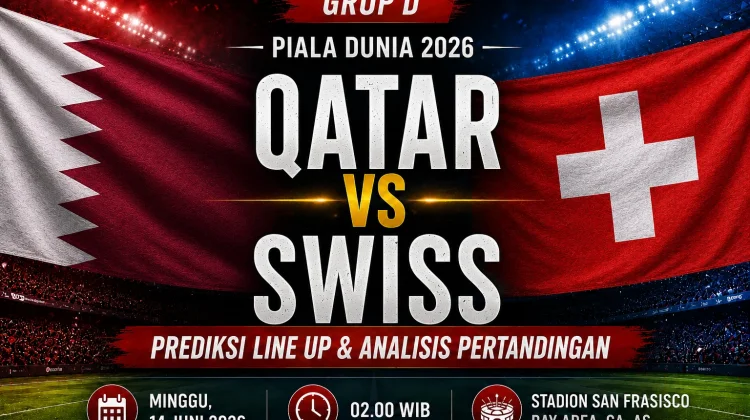 Prediksi Line Up Qatar vs Swiss di Grup B Piala Dunia 2026 - RRI.co.id