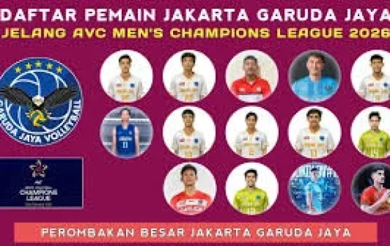 Daftar 14 Pemain Jakarta Garuda Jaya di AVC Championship League 2026 ...