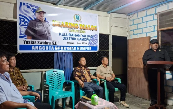 Hearing Anggota DPRK Biak Numfor, Yosias Swabra Serap Aspirasi Warga ...