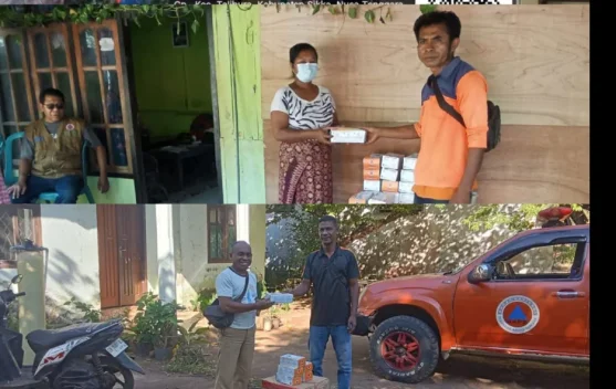 BPBD Sikka Salurkan Masker untuk Warga Terdampak Abu Vulkanik Gunung ...