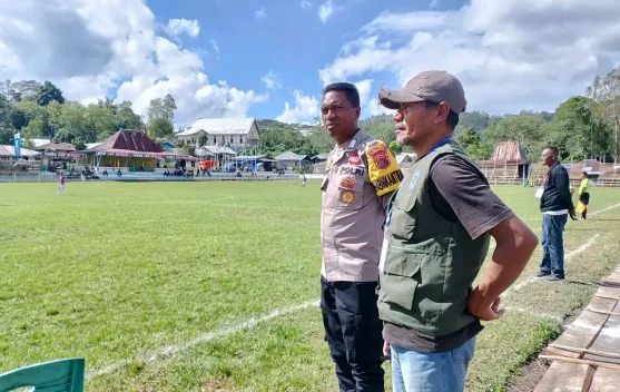 Bhabinkamtibmas Ajak Warga Sukseskan TURBO CUP IV - RRI.co.id