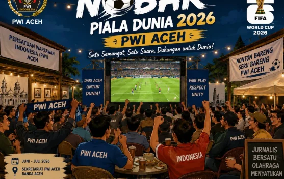 PWI Aceh Semarakkan Piala Dunia 2026, ‘Sulap’ Basement Kantor Jadi ...
