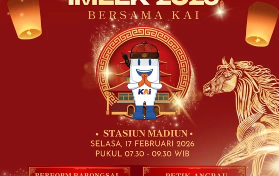 Libur Panjang Imlek 2026, Penumpang Daop 7 Madiun Meningkat - RRI.co.id
