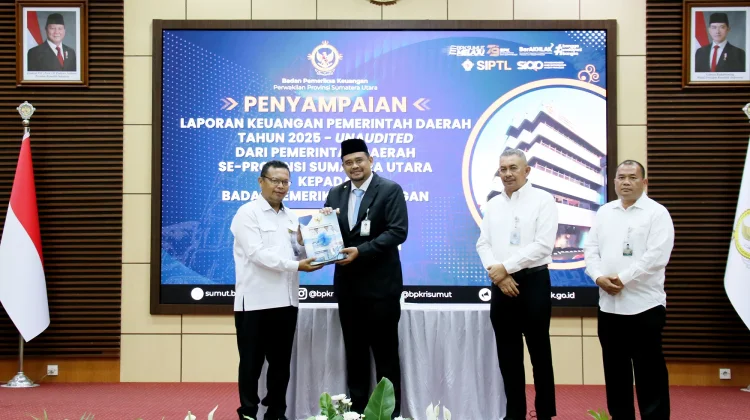 Bobby Nasution Serahkan LKPD TA 2025 ke BPK Sumut - RRI.co.id