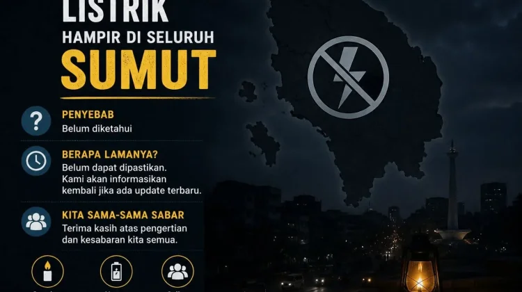 Penyebab Terjadinya Pemadaman Listrik di Seluruh Wilayah Sumut - RRI.co.id