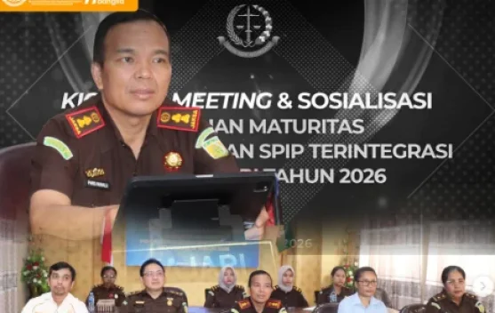 Kejari Merauke Ikuti Sosialisasi SPIP Terintegrasi - RRI.co.id