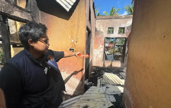 Olah TKP Kebakaran Rumah di Merauke - RRI.co.id