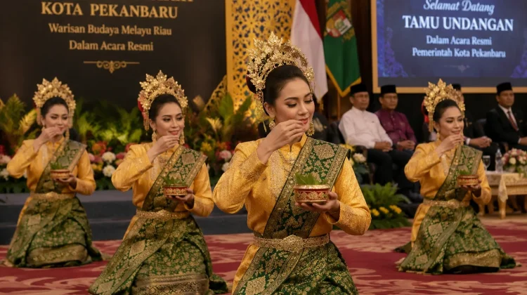Tari Makan Sirih Warisan Penyambutan Tamu dalam Budaya Melayu Pekanbaru ...