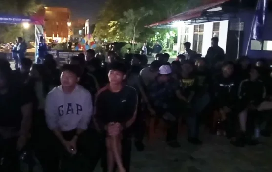 Kolaborasi TVRI, RRI, AntaraKalbar Nobar Piala Dunia, Masyarakat pun ...
