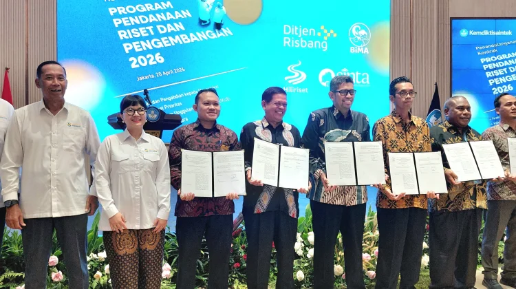 Kemdiktisaintek Teken Kontrak Pendanaan Riset dan Pengembangan Tahun ...