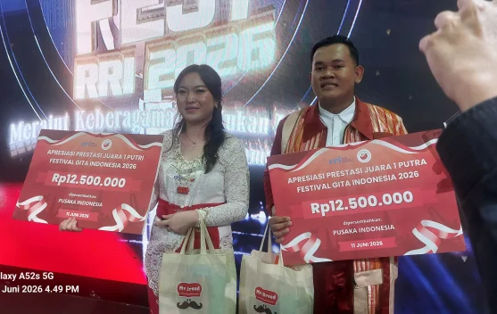 Joy Elen dan Izat Juarai Festival Gita Indonesia 2026 - RRI.co.id
