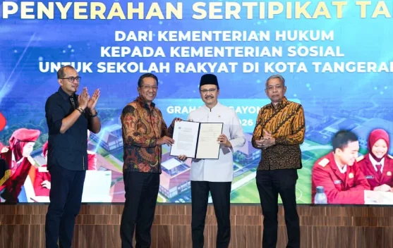 Kemenkum Hibahkan Lahan 6,3 Hektare untuk Sekolah Rakyat di Tangerang ...