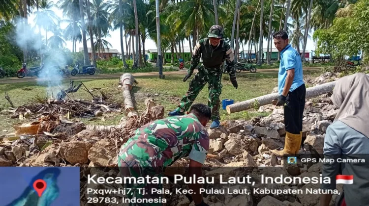 Babinsa Tanjung Pala Gotong Royong - RRI.co.id