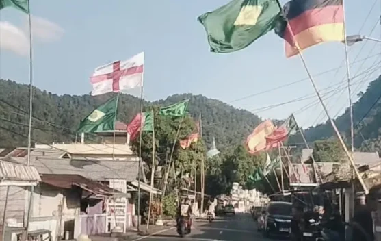 Euforia Piala Dunia di Tahuna Meriah, Bendera Hiasi Seluruh Kota - RRI ...