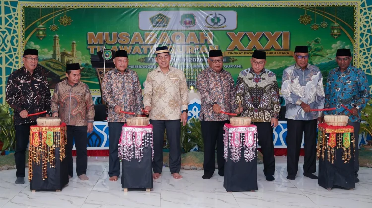 MTQ XXXI Malut Resmi Dimulai, Wagub Sarbin Serukan Nilai Qurani - RRI.co.id