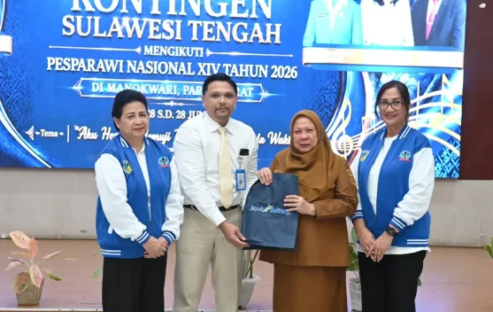 Wagub Reny Lepas Kontingen Sulteng ke Pesparawi Nasional XIV di ...