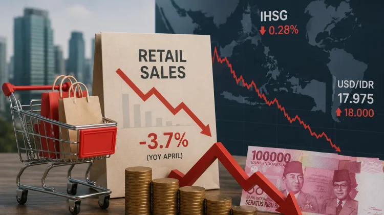 Weak Retail Sales Hit Stocks and Rupiah - RRI.co.id