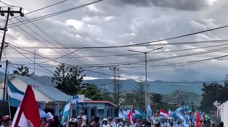 Pawai Kendaraan Warnai Euforia Piala Dunia di Wamena - RRI.co.id