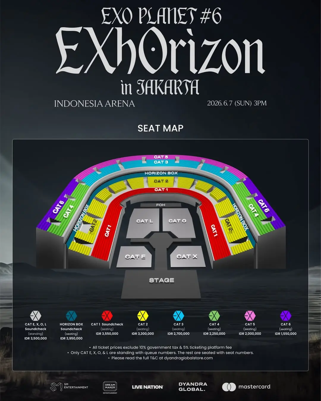 Promotor Rilis Harga Tiket Resmi "EXO PLANET #6 - EXhOrizon" di Jakarta ...