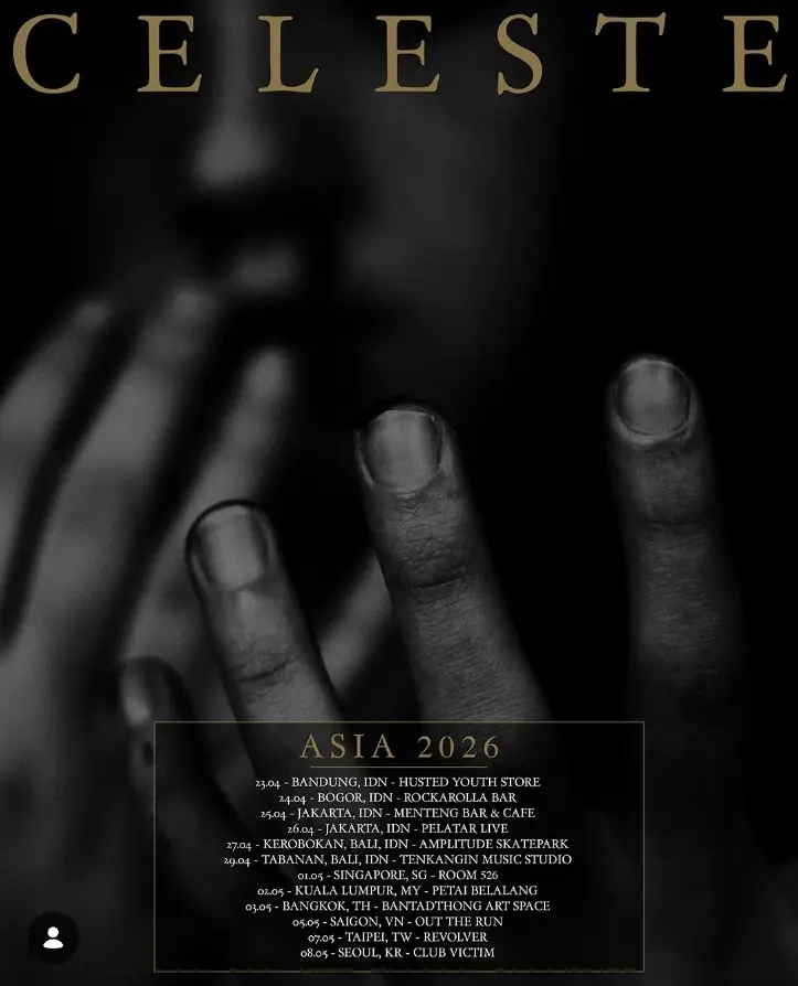 Celeste Konser di Indonesia, Inilah Daftar Kota Besar yang Dikunjungi ...