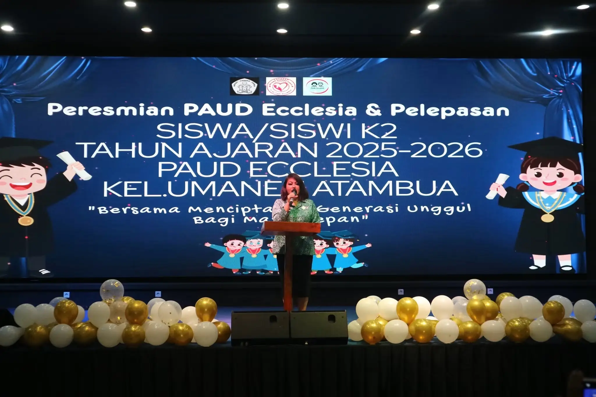 PAUD Ecclesia Gelar Pelepasan dan Peresmian, Komitmen Tingkatkan Mutu ...