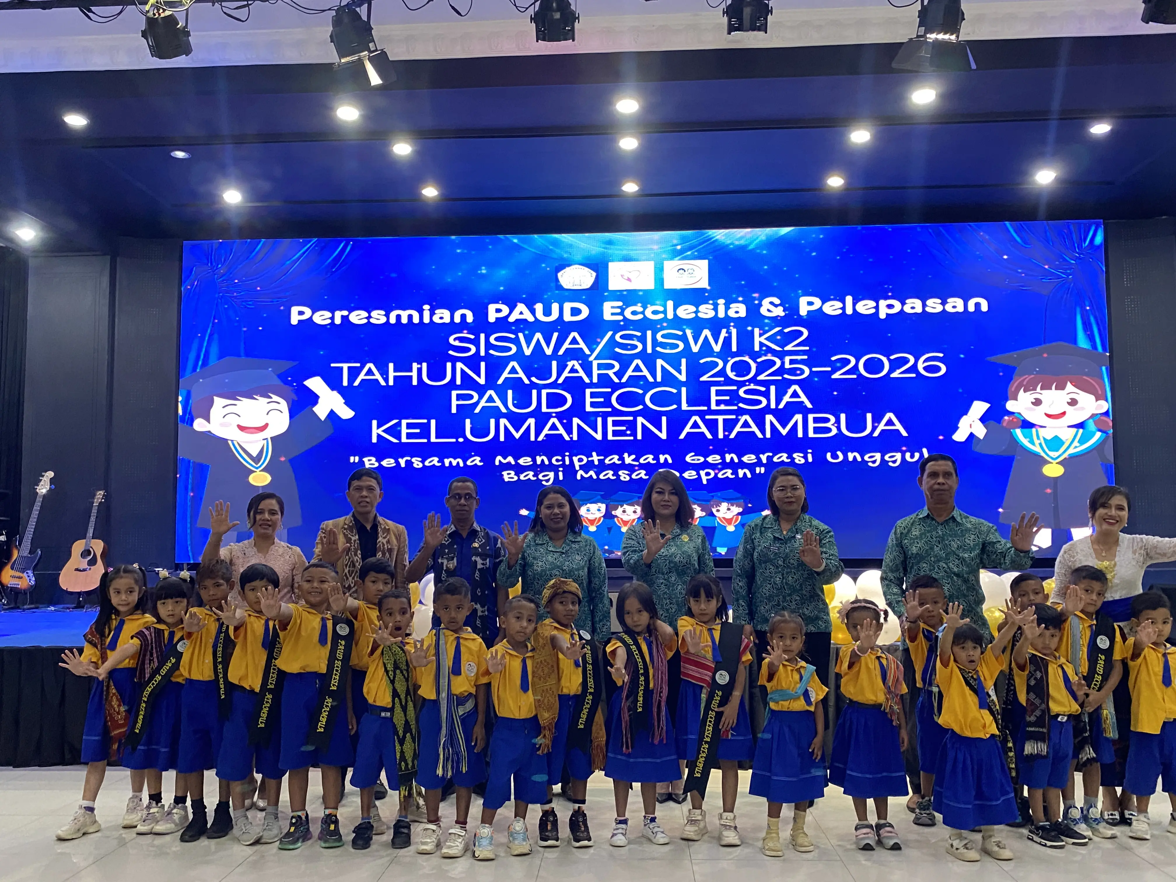 PAUD Ecclesia Gelar Pelepasan dan Peresmian, Komitmen Tingkatkan Mutu ...